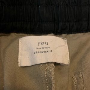 Fear of God | Pants | Fog Essential Zipper Pants | Poshmark
